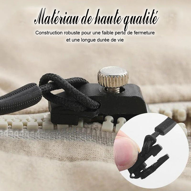 Tirette de fermeture éclair amovible（paquet de 6） – Infiniff