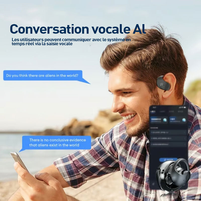 🏆Le casque Bluetooth de traduction AI à chaud⏰ – Infiniff